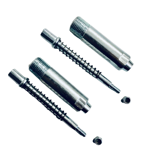 2 X AL-KO Corner Steady Drop Down Pull Pin Assembly WITH NUT AL-KO - 654882