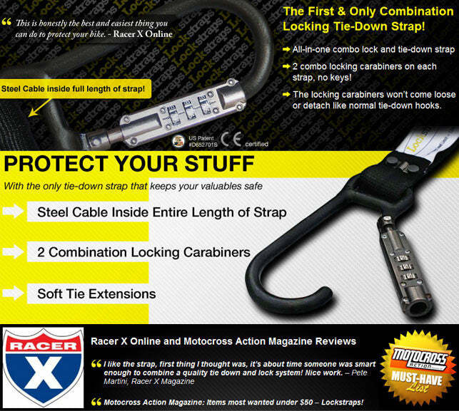Carabiner Lockstraps Combination Lock 801