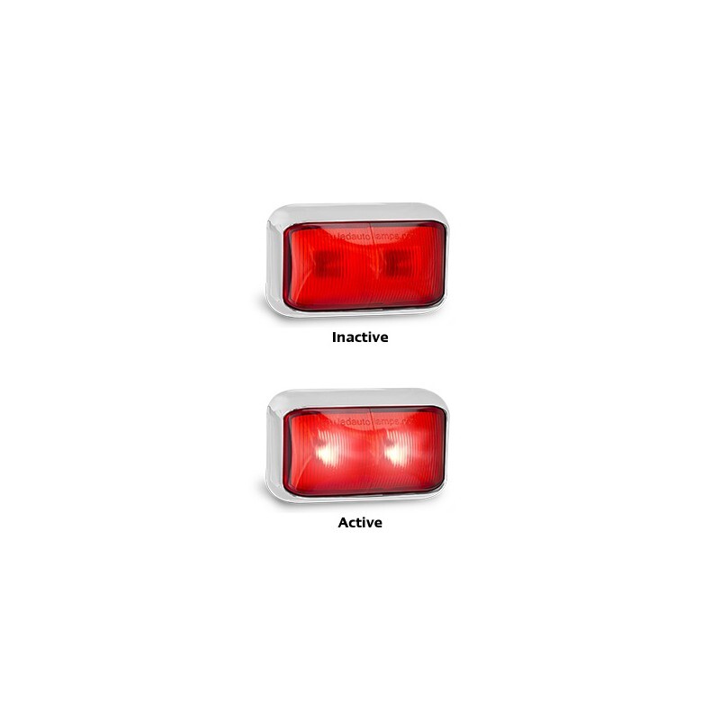 LED Autolamps 58 Series Outline Side Marker Light - Amber, White, Red