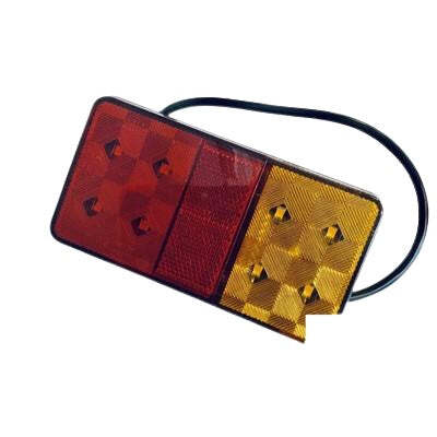 Trailer Light Kit LED 12V SINGLE Axle - Rectangle Tail Lights ...