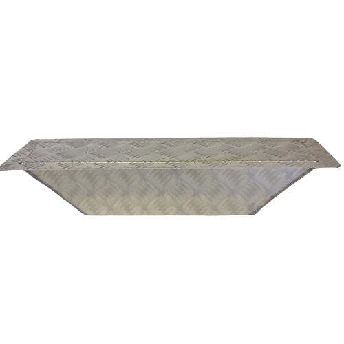 Aluminium Wheel Well with Cover - 2mm Tread Plate - Fineline Trailers