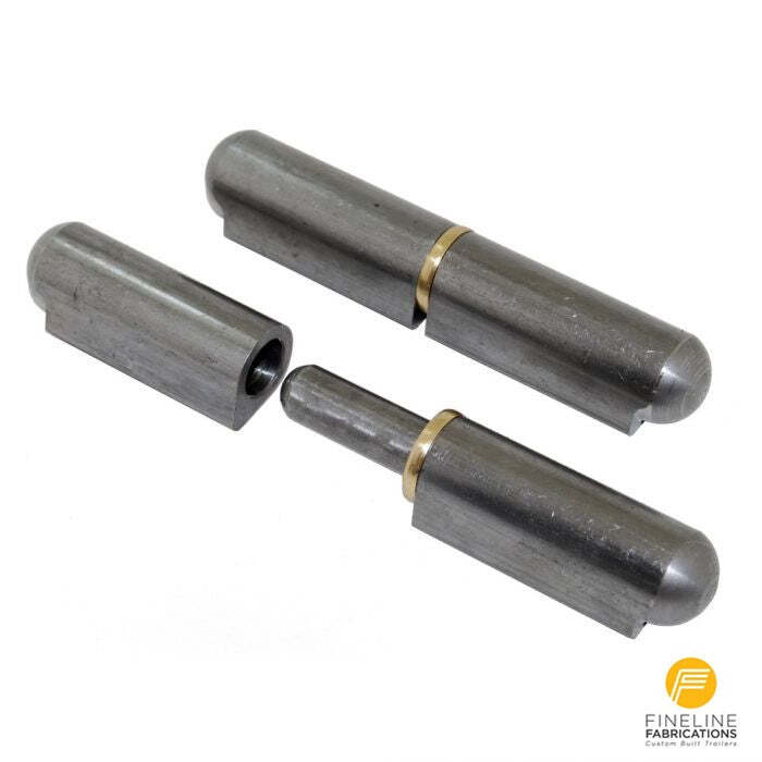 10 x Steel Bullet Hinge Weld On NON Greaseable 16MM x 100MM With Brass ...