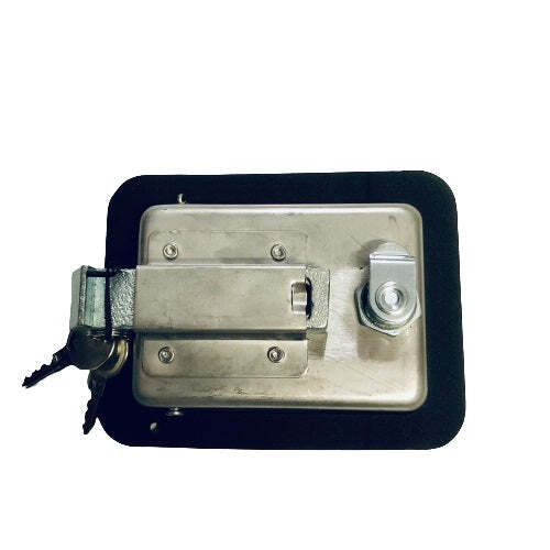 2 x Paddle Handle Lock Stainless Steel Large Keyed Alike- Trailer ...