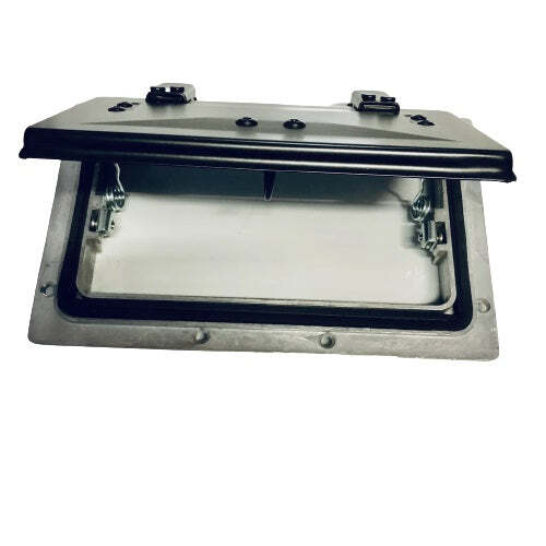 2 x Small Black Pop up ROOF AIR VENT. Trailer, Truck, Horse float ...