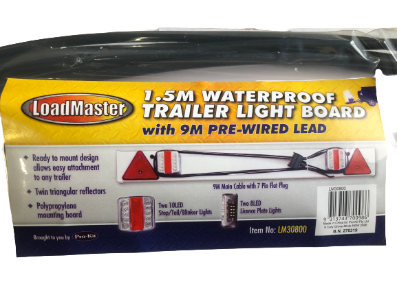 Loadmaster Trailer Light Board 1.5M LED for Trailer - UPTLB - Fineline ...