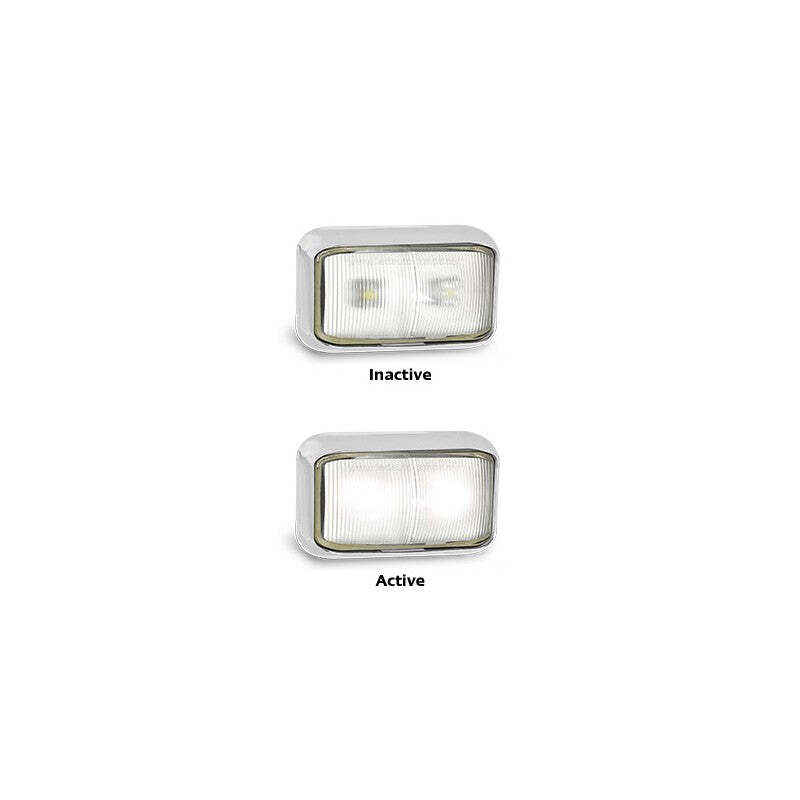 LED Autolamps 58 Series Outline Side Marker Light - Amber, White, Red