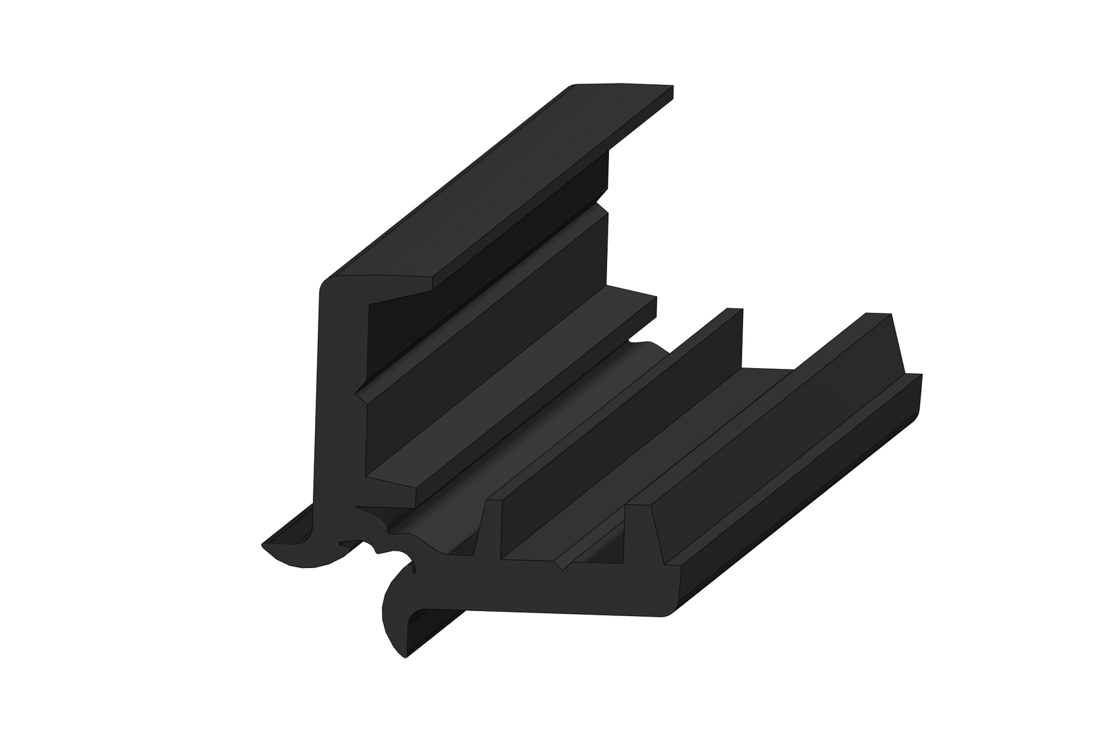 Centaflex PVC Door Hinge 1200mm Length Black - Water and Dust Proof ...