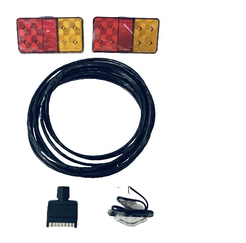 Trailer Light Kit LED 12V TANDEM Axle - Rectangle Tail Lights ...