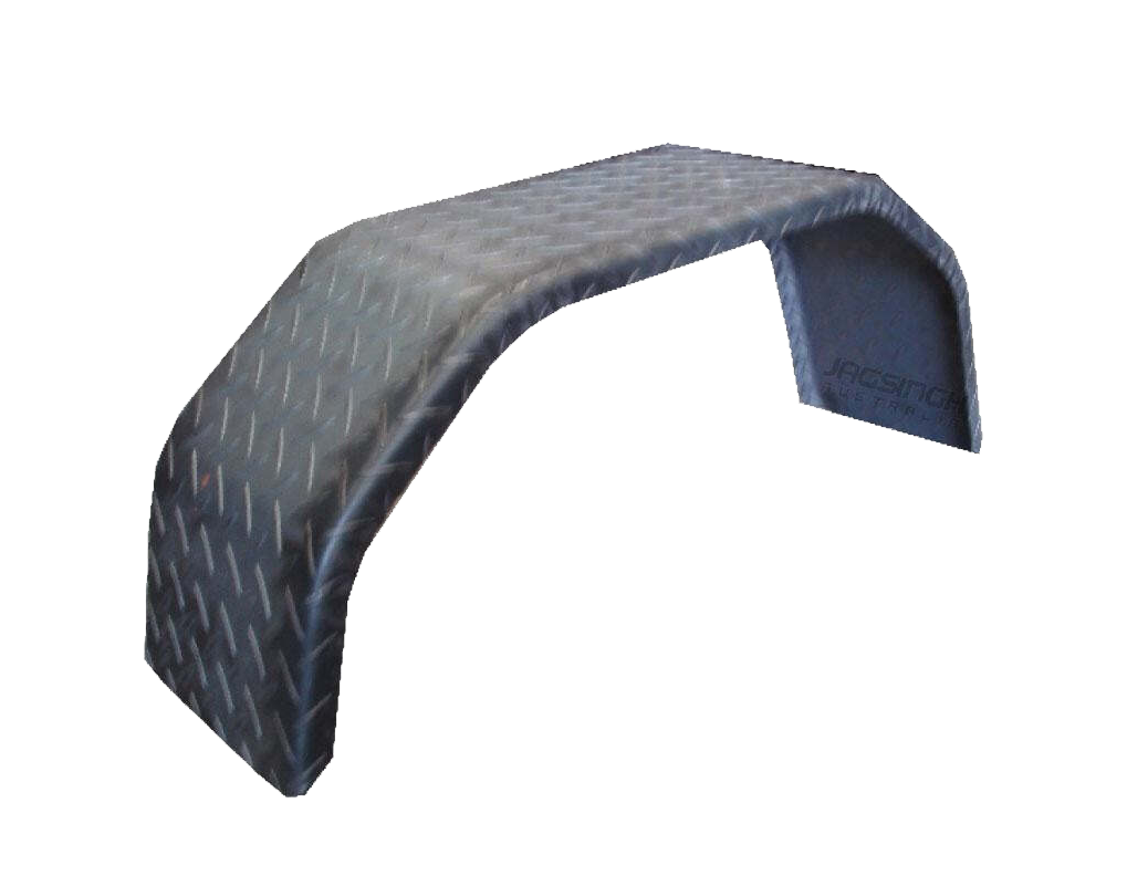 Mud guard Single Axle Trailer 4 Fold Steel or Checkerplate - Fineline ...